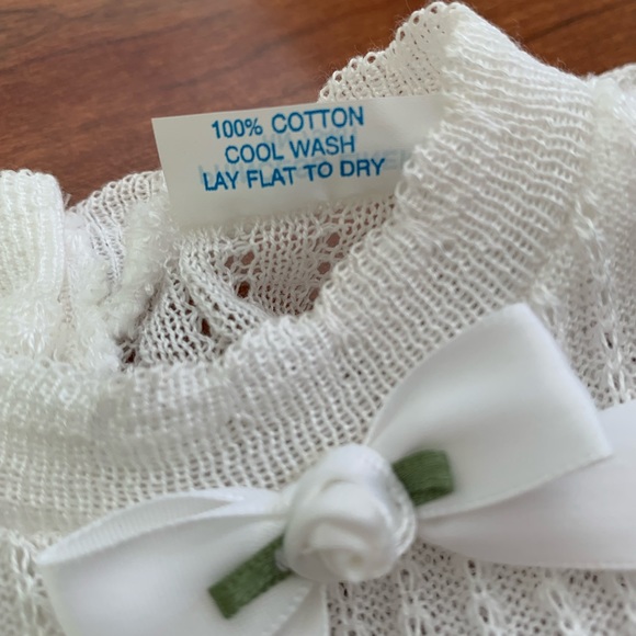 Princess Linens | Dresses | Nwt Handmade Vintage Baby Girl White Lace ...